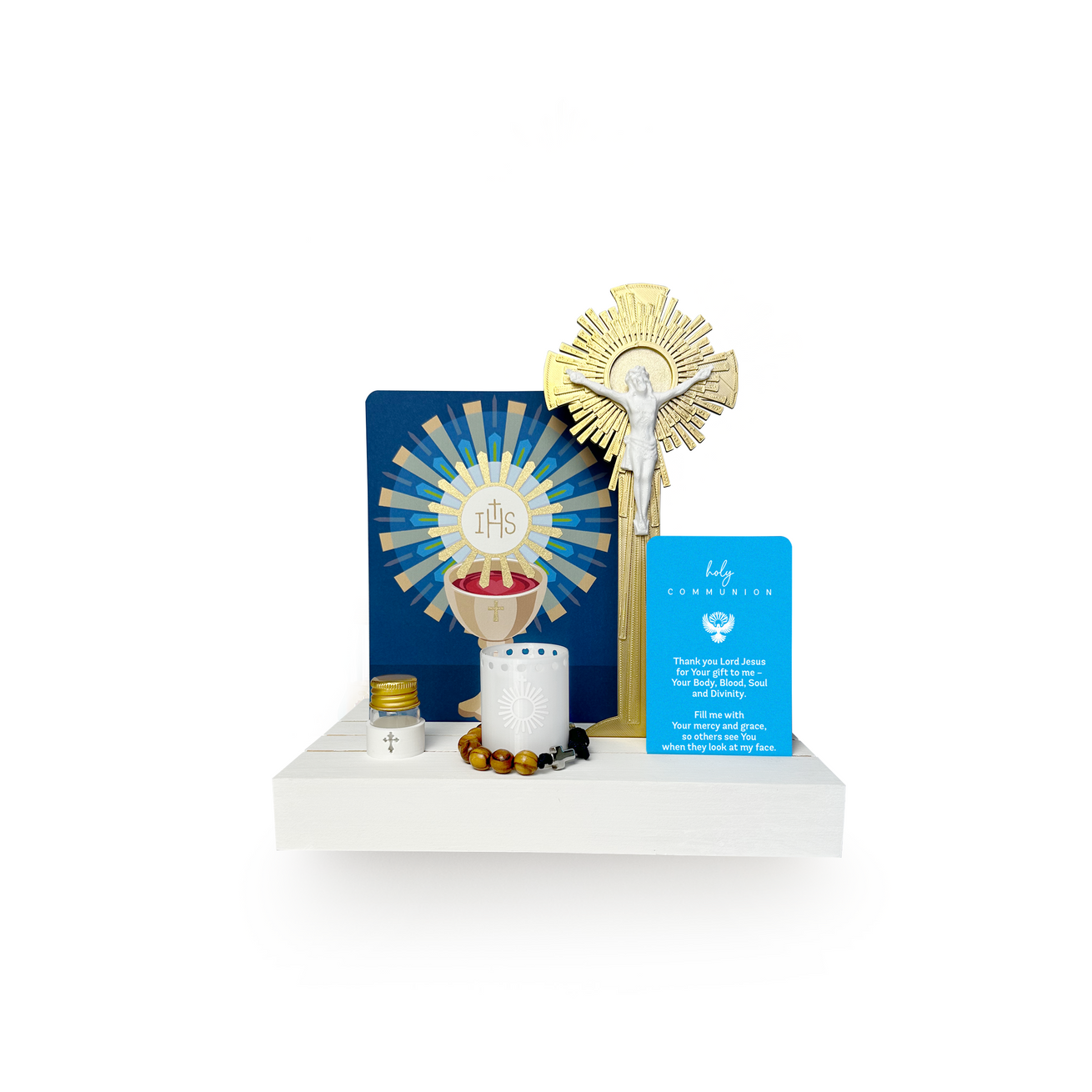 MINI First Holy Communion Prayer Space – Boy – Be Still Prayer Space