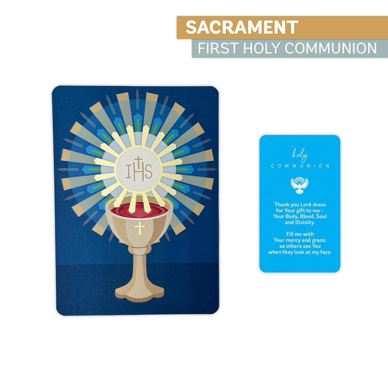 MINI First Holy Communion Prayer Space – Boy – Be Still Prayer Space